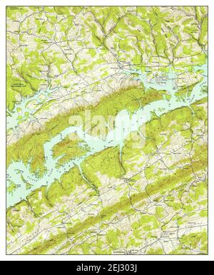 Maynardville, Tennessee, map 1952, 1:24000, United States of America by ...