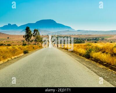 Isalo National Park, Route Nationale 7, Madagascar, Africa Stock Photo ...