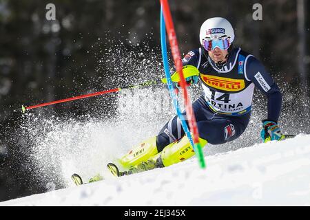 Dave Ryding (GBR) during his slalom race during 2026 Audi FIS Ski World ...