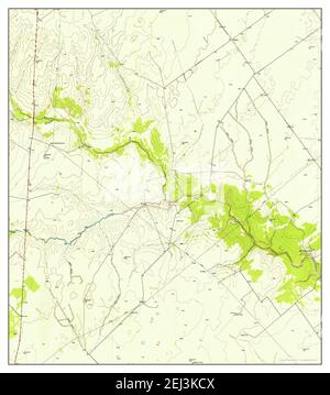 Inez, Texas, map 1951, 1:24000, United States of America by Timeless ...