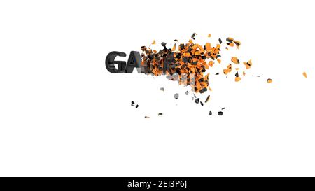 Game Over Cartoon Comic Explosion Stock Photo - Alamy