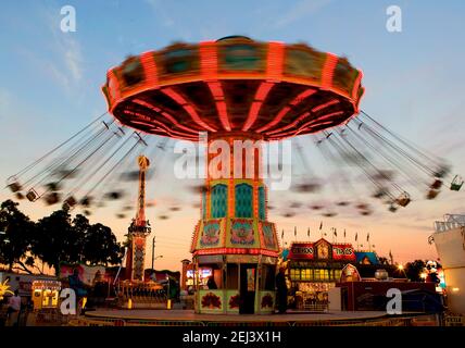 Tampa, Florida - Rides at the Florida State Fair Stock Photo - Alamy