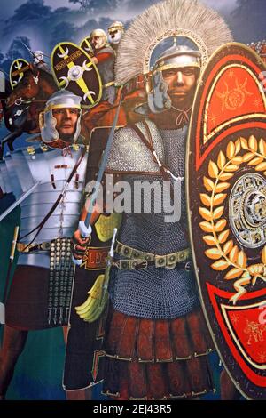 Roman soldier Centurion historical military re-enactment Legio II ...