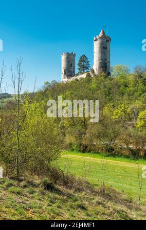 Saaleck Castle Ruin near Bad Koesen, Naumburg, Saxony-Anhalt, Germany ...