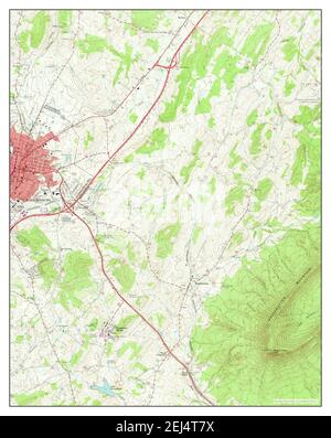 Harrisonburg, Virginia, map 1964, 1:24000, United States of America by ...