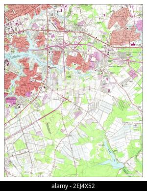 Kempsville, Virginia, map 1965, 1:24000, United States of America by ...