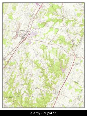 Stephens City, Virginia, map 1966, 1:24000, United States of America by ...