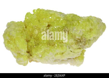 sulphur from Baja California, Mexico isolated on white background Stock ...