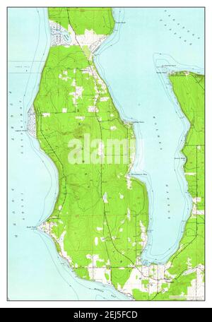 Freeland, Washington, map 1953, 1:24000, United States of America by ...