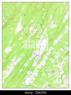 Capon Bridge, West Virginia, map 1937, 1:62500, United States of ...