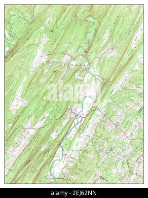 Capon Bridge, West Virginia, map 1937, 1:62500, United States of ...