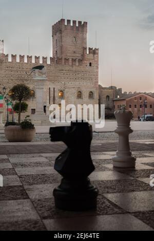 Italy Veneto Marostica Chess game with human chess pieces The Lower ...