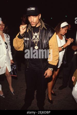 Ice-T at Terminator 2: Judgment Day Premiere June 01, 1991 in Los ...