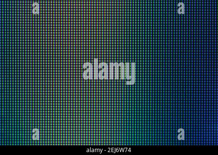 Closeup LED diode from LED TV or LED monitor computer screen display ...