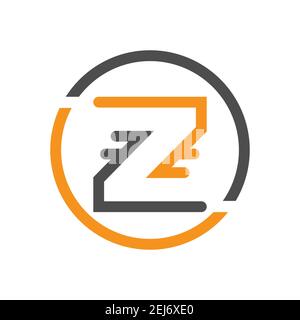 coolest style of Letter Z files initial logo design vector template ...