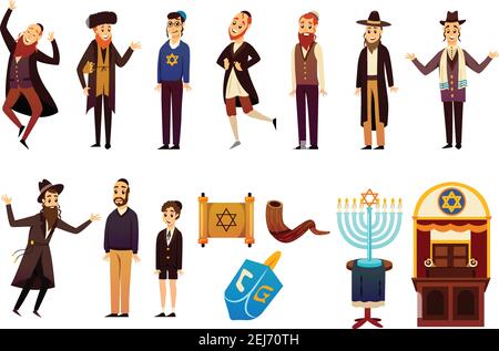 A vector cartoon illustration of an ancient Israelite man Stock Vector ...