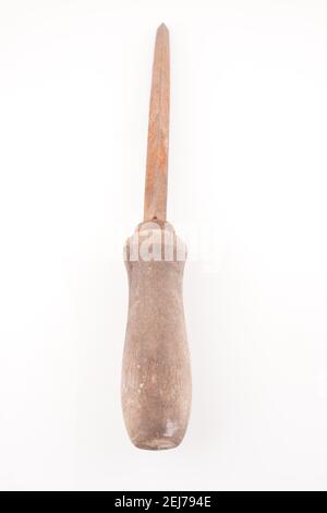 rusty file on white background Stock Photo - Alamy
