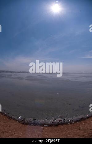 Mud flow geyser and mud lake environmental disaster which developed ...