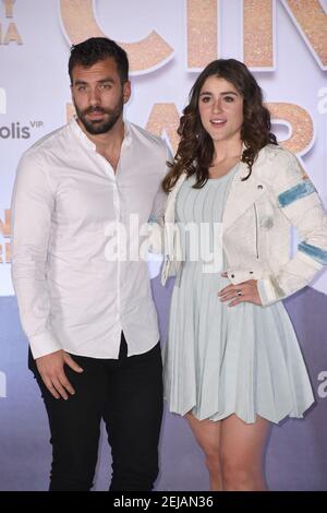 Giuseppe Gamba and Cassandra Sanchez-Navarro pose during a press ...