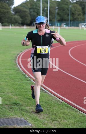 Anna Gilford ( Honey G ) completing in the 20 miles in the Bedford ...