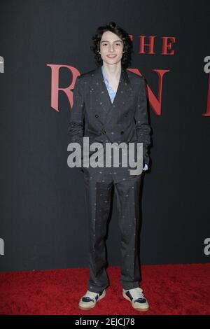 Finn Wolfhard walking the red carpet at the Premiere of Universal ...
