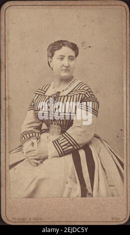 Portrait of the opera singer Carlotta Patti (1835-1889). Museum ...