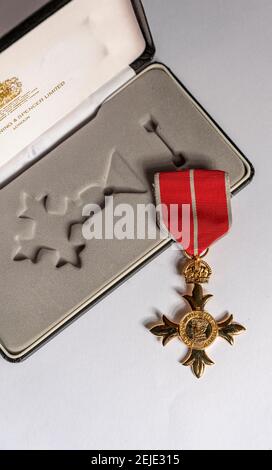 The OBE Medal - The Most Excellent Order of the British Empire is an ...
