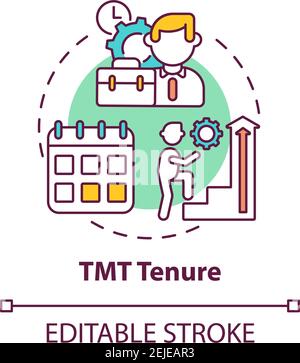 Tmt tenure concept icon Stock Vector Image & Art - Alamy