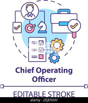 Chief operating officer concept icon Stock Vector Image & Art - Alamy
