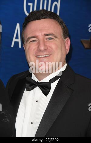 Ryan Hopak walks the carpet at the 2020 Writers Guild Awards held at ...