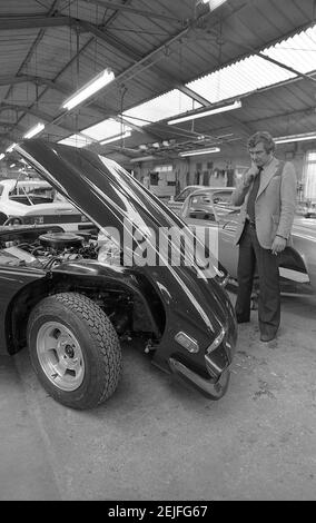 Martin Lilley the owner of TVR Sports car photographed at the Blackpool ...