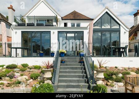 A large modern family home which has been extended and modernised Stock ...