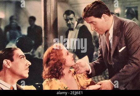 RIFFRAFF, from left: Joseph Calleia, Jean Harlow, Spencer Tracy, 1936 ...