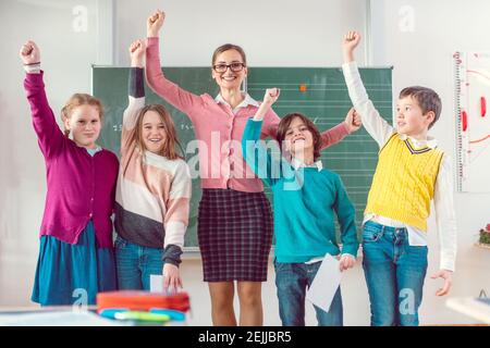 Students having fun in a school Stock Photo - Alamy