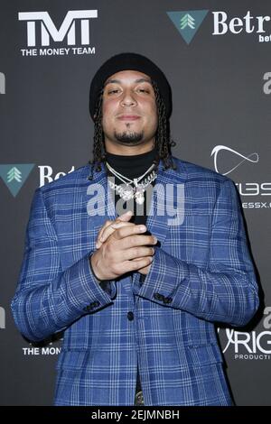 Brandon Bill$ walking the red carpet at Floyd Mayweather's 43rd ...