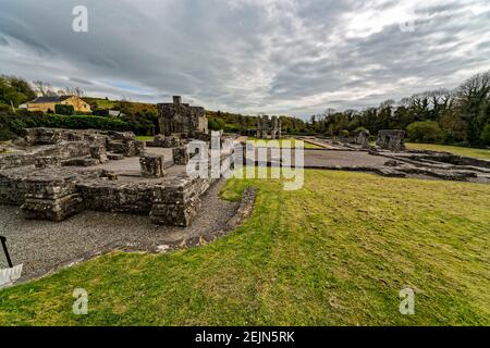Tymullen Village, Ireland. 4th May, 2016. Old Mellifont Abbey, is a ...