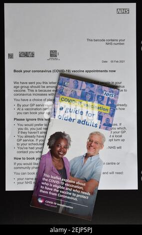 Invitation and leaflet for the COVID-19 vaccination for older adults ...