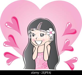 Kids and love Stock Vector Image & Art - Alamy