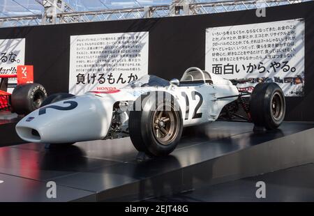 Close up of the Honda RA272 Formula 1 Grand Prix racing car Close up of the Honda RA272 Formula 1 Grand Prix racing car