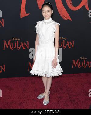 Crystal Rao arrives at the Disney’s MULAN World Premiere held at the ...