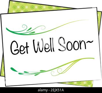 get well soon border Stock Vector Image & Art - Alamy