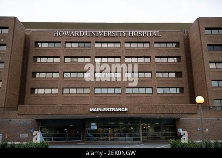 A general view of the Howard University Hospital in Washington, D.C ...