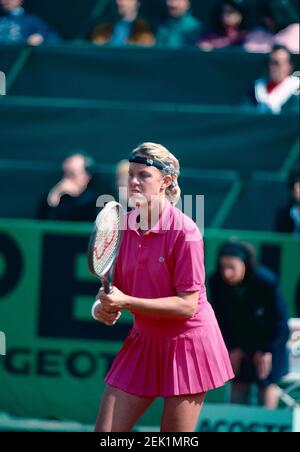 Australian tennis player Nicole Bradtke Provis, 1980s Stock Photo - Alamy