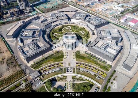 YANGQUAN, CHINA - MAY 5, 2020 - Baidu cloud computing (Yangquan) center ...