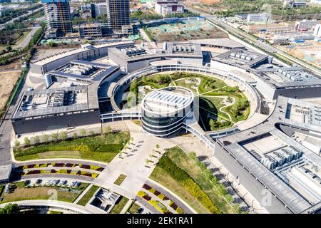 YANGQUAN, CHINA - MAY 5, 2020 - Baidu cloud computing (Yangquan) center ...