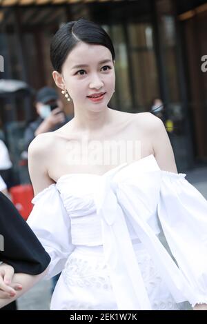 Chinese actress Sun Yi shows up at a shopping mall in Shanghai, China ...