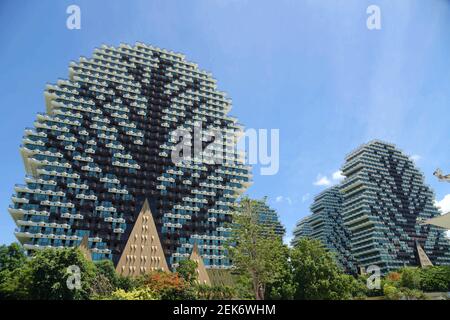 Hainanï¼ŒCHINA-Sanya, Hainan, 21 June 2020. Walking into The Beautiful ...