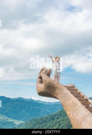Tourists take pictures at the internet-famous site of Gulong Canyon ...