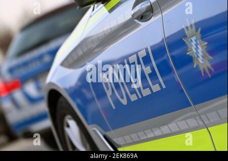 Picture of the police control from the Austrian federal police ...