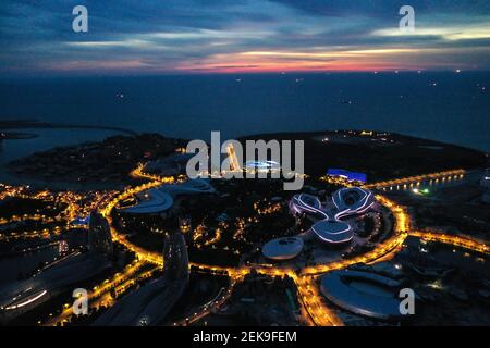 After 8 years construction, Ocean Flower Island, the artificial ...